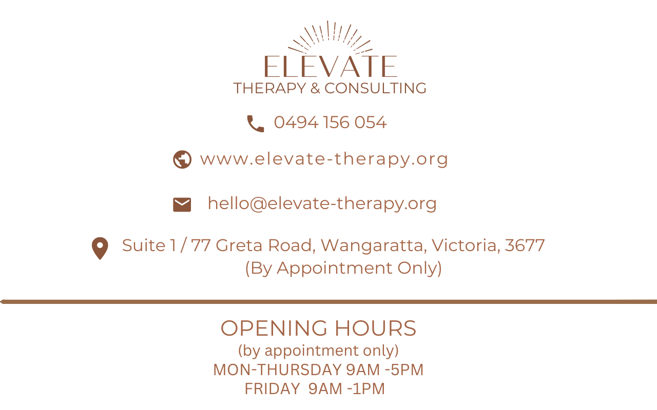Contact – Elevate Therapy & Consulting