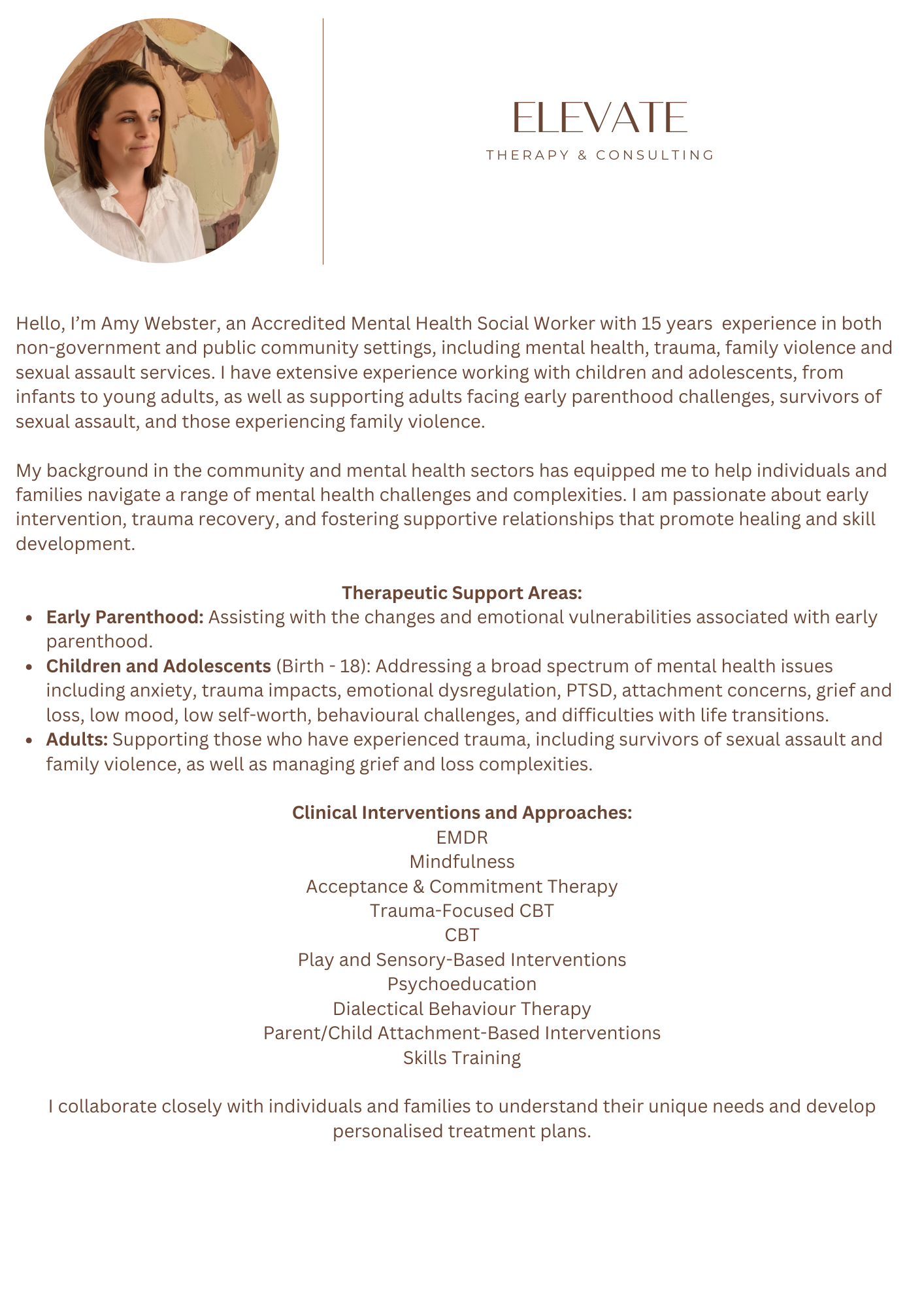 About – Elevate Therapy & Consulting